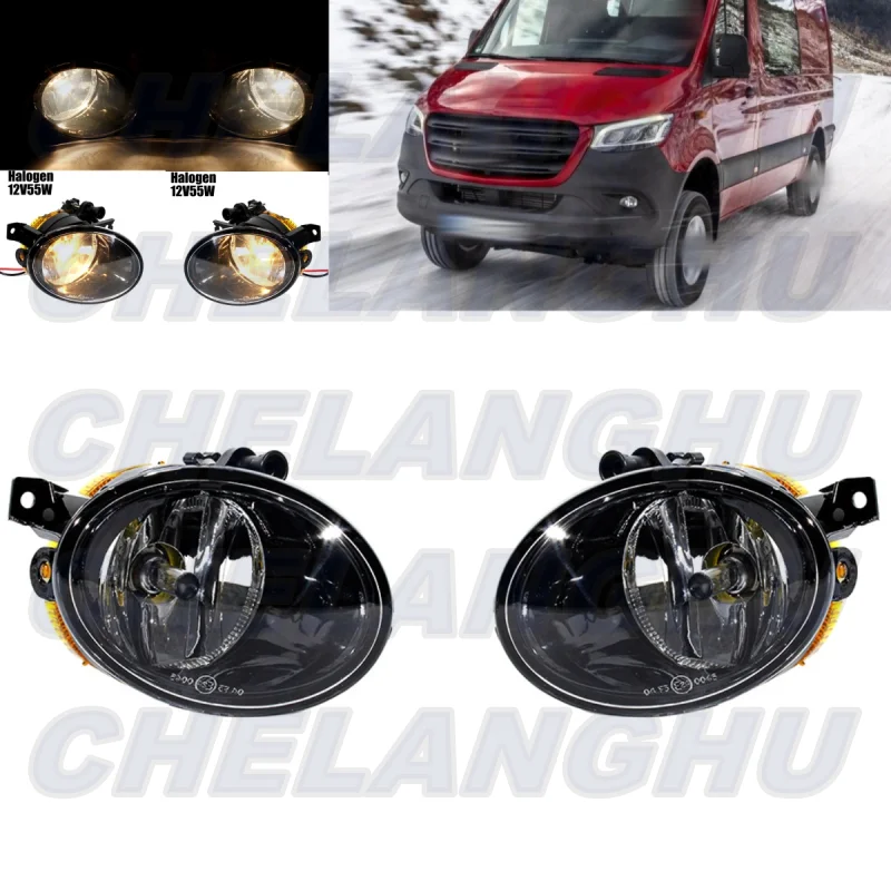 For-Benz-Sprinter-W907-W910-2019-2020-2021-Pair-Left-Right-Front-Bumper ...