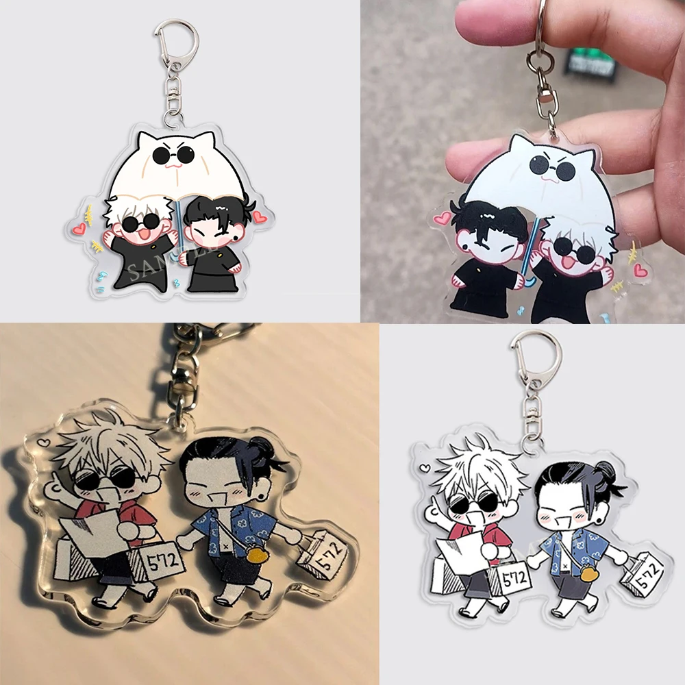 Anime-Jujutsu-Kaisen-Figure-Keychain-Gojo-Satoru-Geto-Suguru-Bag ...