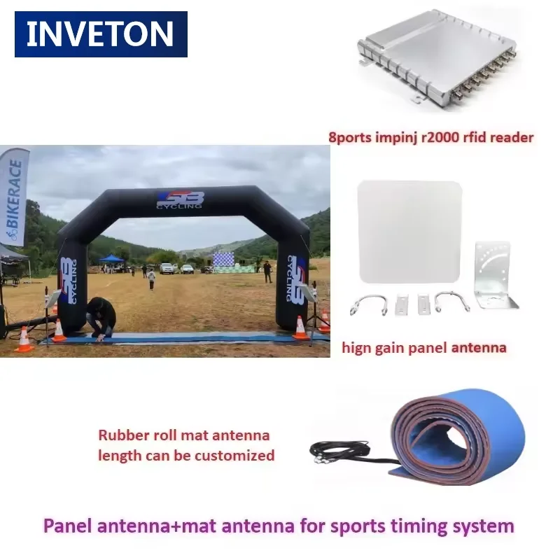 Race Sports RFID Reader Passive 8ports RJ45 Impinj R2000 UHF RFID ...