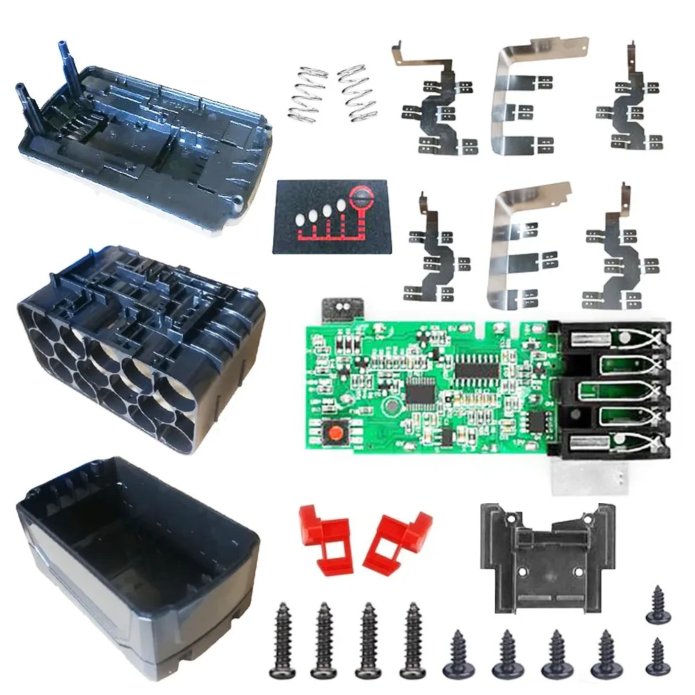 15X18650 Box For Milwaukee 18V Li-ion Battery Plastic Case BMS PCB ...