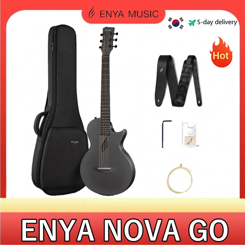 New-Enya-Nova-Go-Acoustic-Guitar-Carbon-Fiber-One-Body-35-Inches ...