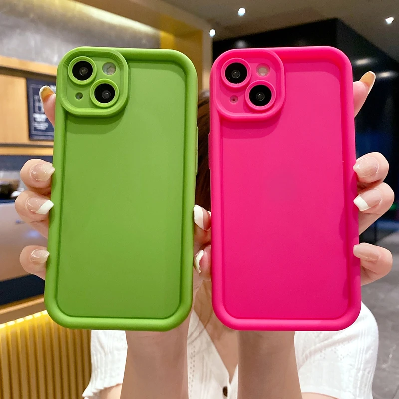 Funda-de-tel-fono-suave-a-prueba-de-golpes-para-iPhone-carcasa-Simple-a ...