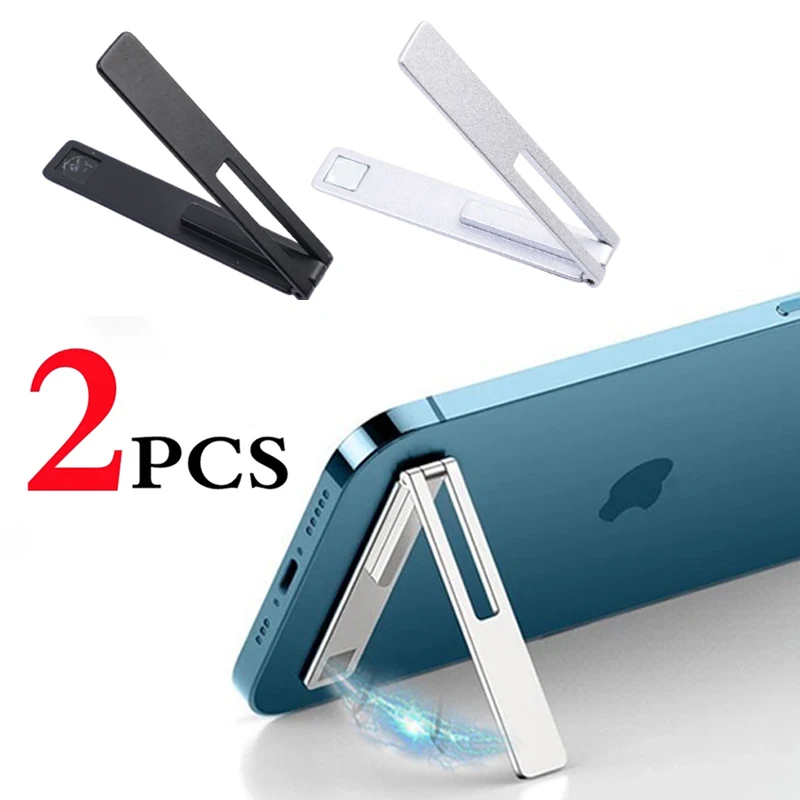Magnetic-Mobile-Phone-Kickstand-Ultra-Thin-Foldable-Metal-Alloy-Desktop ...