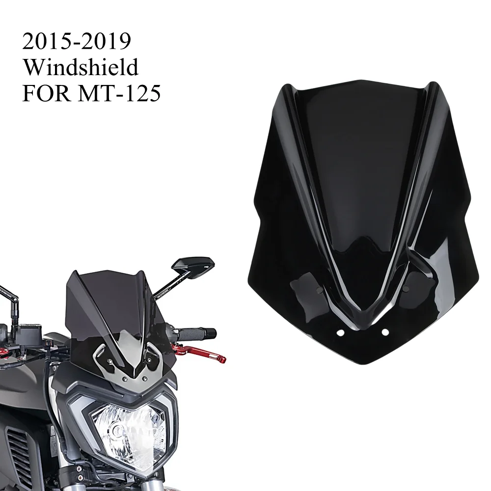 Motorcycle Accessories WindScreen Windshield Deflector For YAMAHA MT125 ...