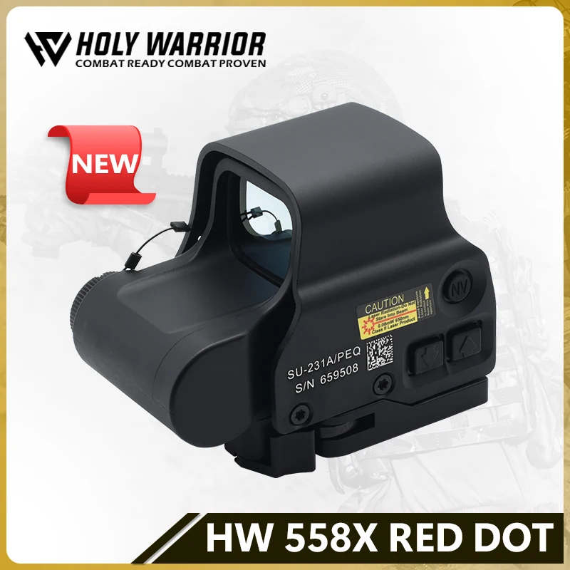 Holy-Warrior-558X-553Silver-coated-glass-Holographic-sight-red-dot ...