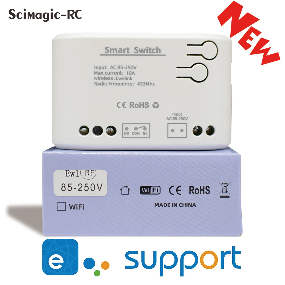 EWelink-Smart-WiFi-Inching-Switch-Tech-Commande-vocale-par-Alexa-Google ...