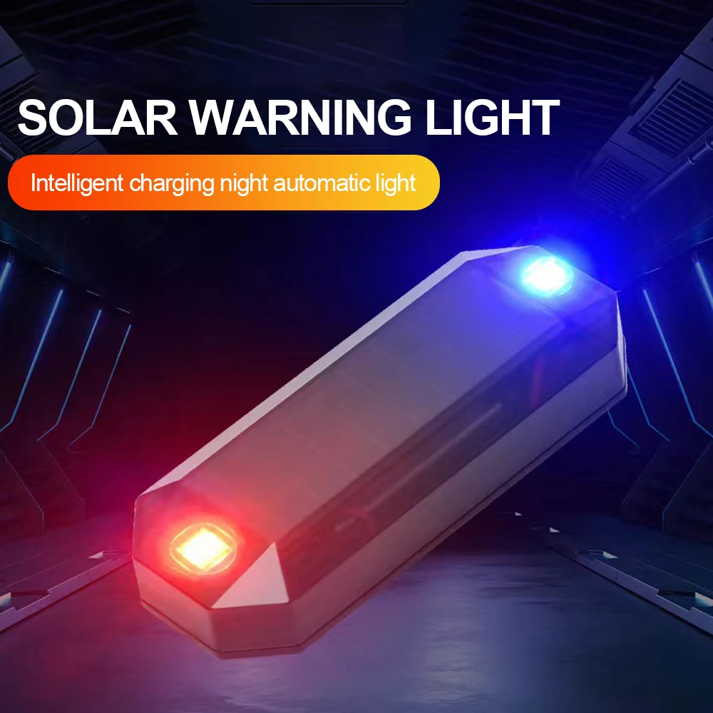 Anti-Theft-Alarm-LED-Light-for-Car-Motorcycles-Solar-Power-in-Night ...