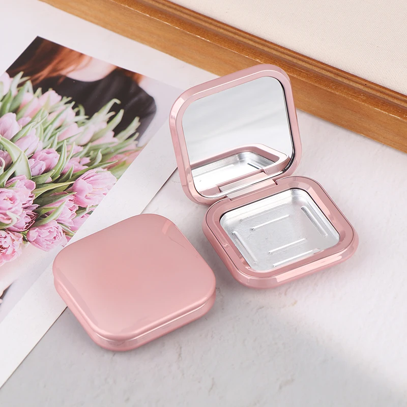 1Pcs Empty Magnetic Buckle Cosmetics Palette Square Eyeshadow Blusher ...