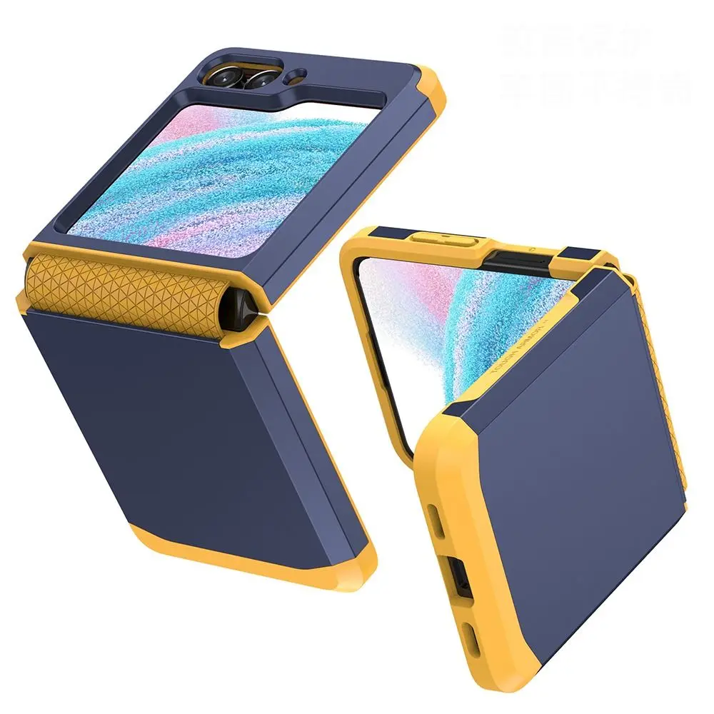 1Pcs-PC-TPU-For-Z-Flip-3-4-5-Case-Armor-Shock-Proof-Mobile-Phone ...