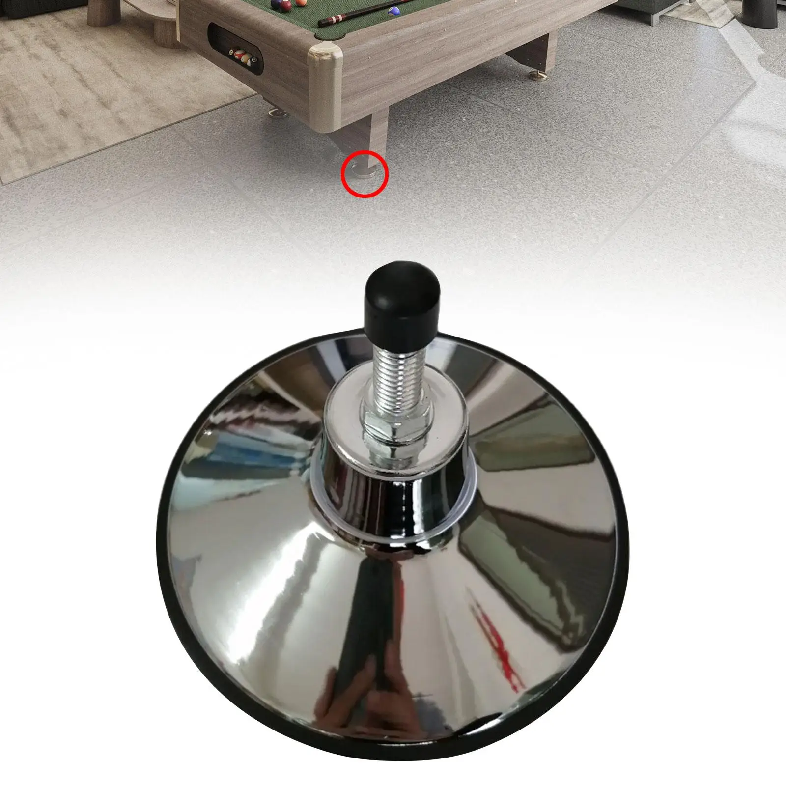 Billiard Table Leg Leveling Feet 4-Piece Billiard Table Leg Levelers ...