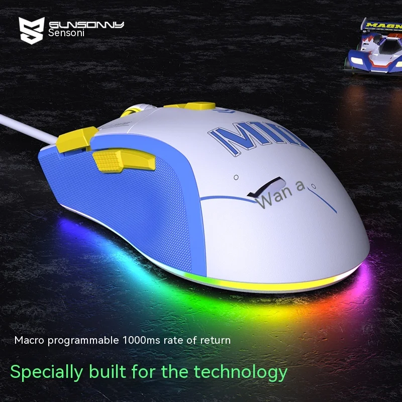 Sunkatarina-rat-n-ergon-mico-con-cable-para-videojuegos-Mouse-mec-nico ...