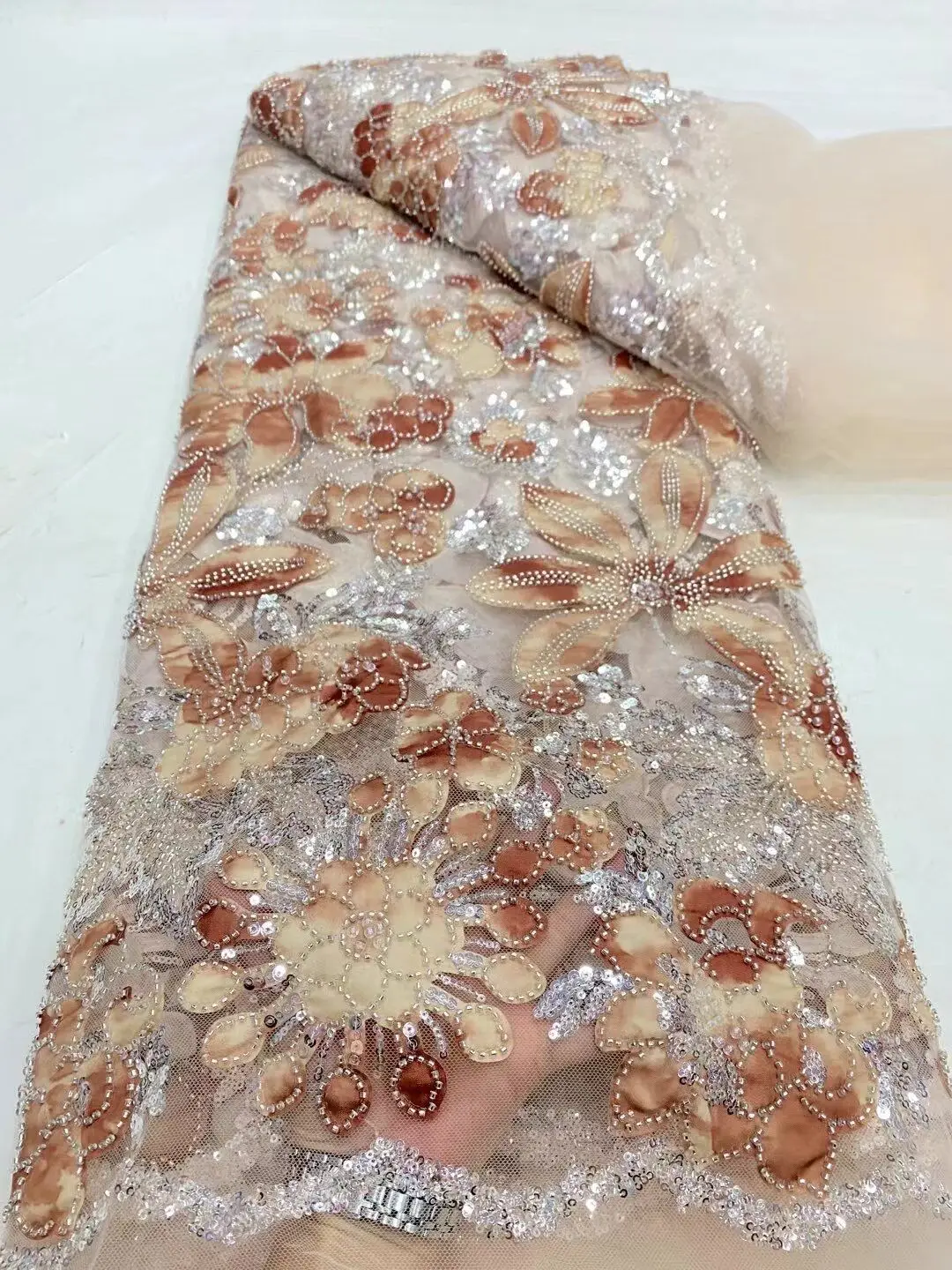 French-Net-Lace-with-Stones-2024-High-Quality-African-Tulle-Mesh-Lace ...
