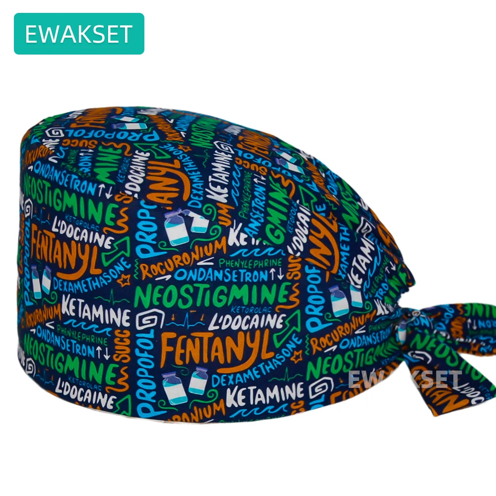 New Medical Nurse Doctor Operating Surgical Scrub Cap Cotton Dentist ...