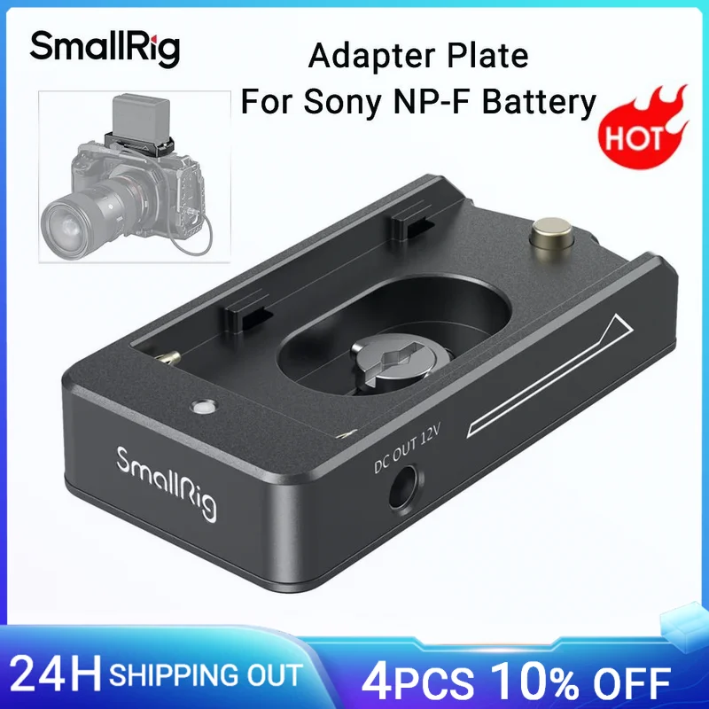 SmallRig-NP-F-Battery-Adapter-Plate-For-Sony-NP-F-Type-for-BMPCC-4K-6K ...