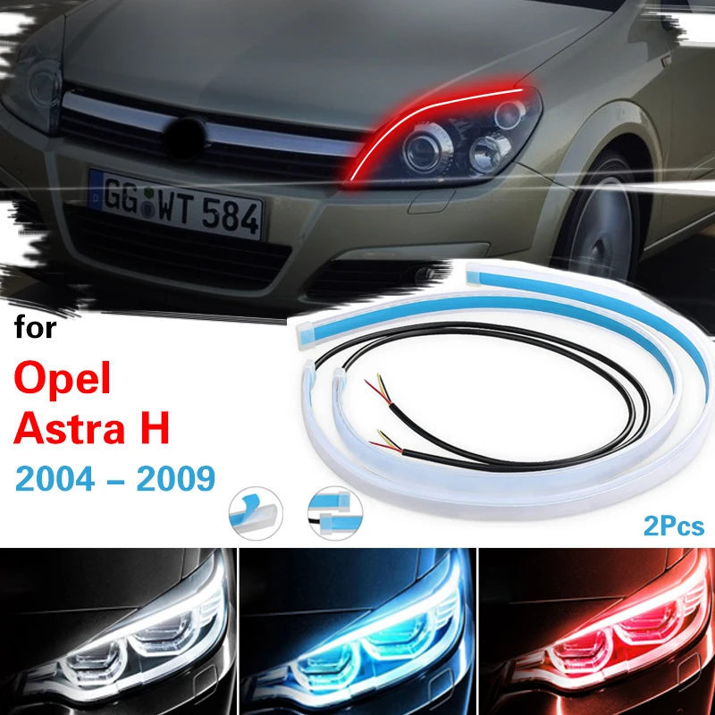 Daytime Running Light Strip For Opel Astra H 2004-2009 Flexible ...