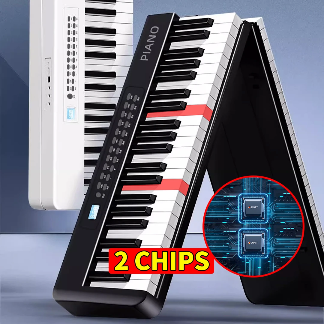 New-Folding-Piano-88-Keys-Midi-Musical-Keyboard-Professional-Children-s ...