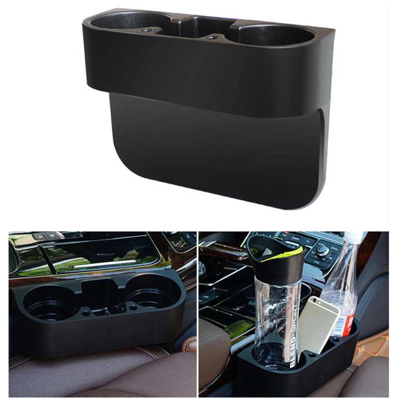 Deluxe-and-Durable-Car-Storage-Box-Adjustable-Sections-Cup-Holder ...