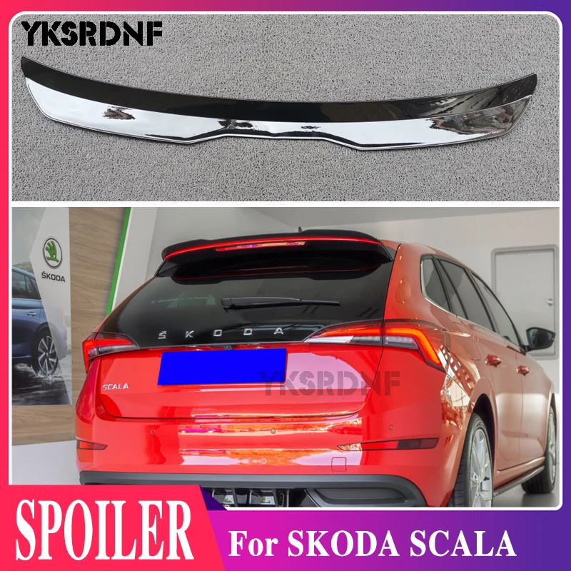 YKSRDNF-Rear-Roof-Lip-Spoiler-For-SKODA-SCALA-2019-UP-ABS-Plastic-Gloss ...