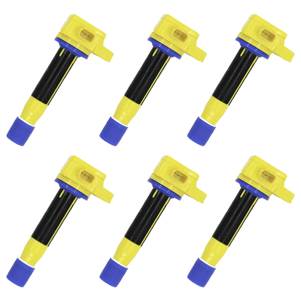 6PCS-ARKAUTO-HIGH-PERFORMANCE-IGNITION-COIL-30520-R70-A01-30520R70A01 ...