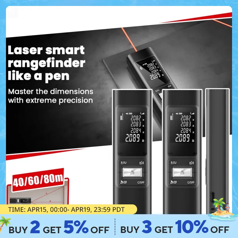 Cross-Double-Laser-Distance-Meter-Rangefinder-Laser-Tape-Measure ...