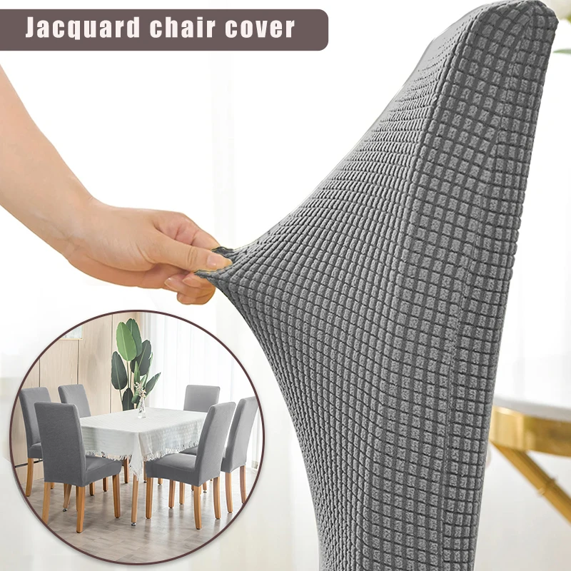 Jacquard-Chair-Cover-Durable-Elastic-Fabric-Cover-For-Dining-Chairs ...