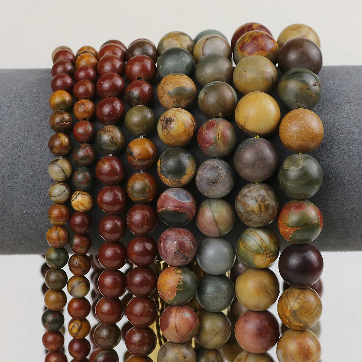 Picasso-Jasper-Beads-Natural-Stone-Round-Loose-Spacer-Beads-6-8-10-12mm ...