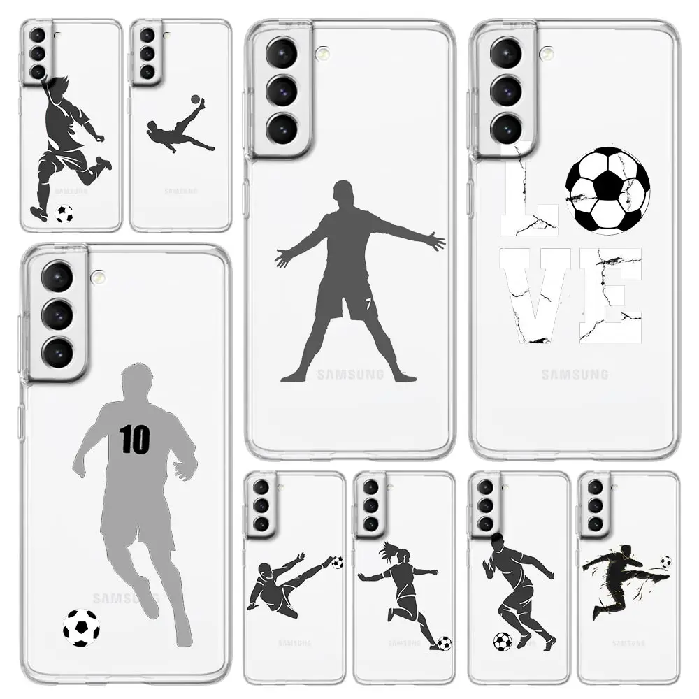 Football-Soccer-Phone-Case-For-Samsung-Galaxy-S23-S22-Ultra-S20-S21-FE ...