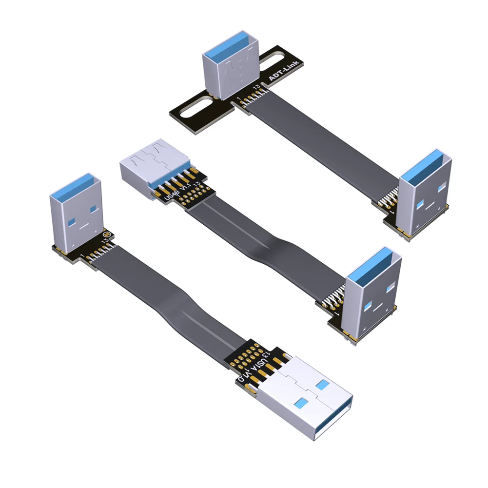 FPV-USB-3-0-Type-A-Axial-Elbow-90-Degree-Adapter-5cm-300cm-FPC-Ribbon ...