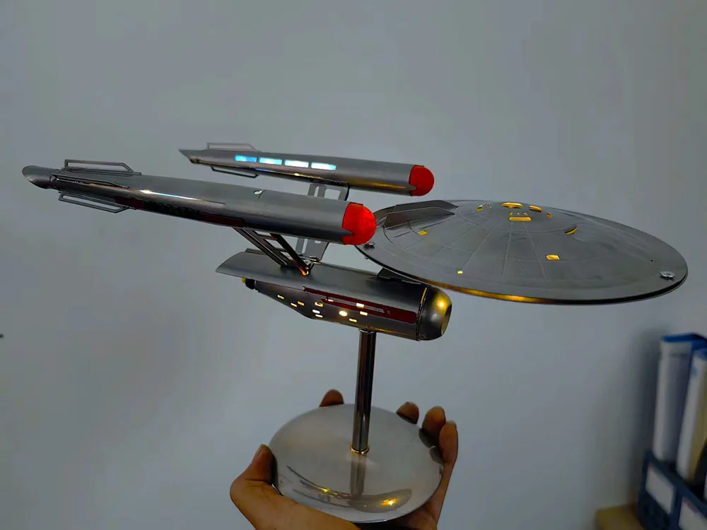 Handmade Metal Aircraft Replica Star Trek Enterprise Model Kit ...