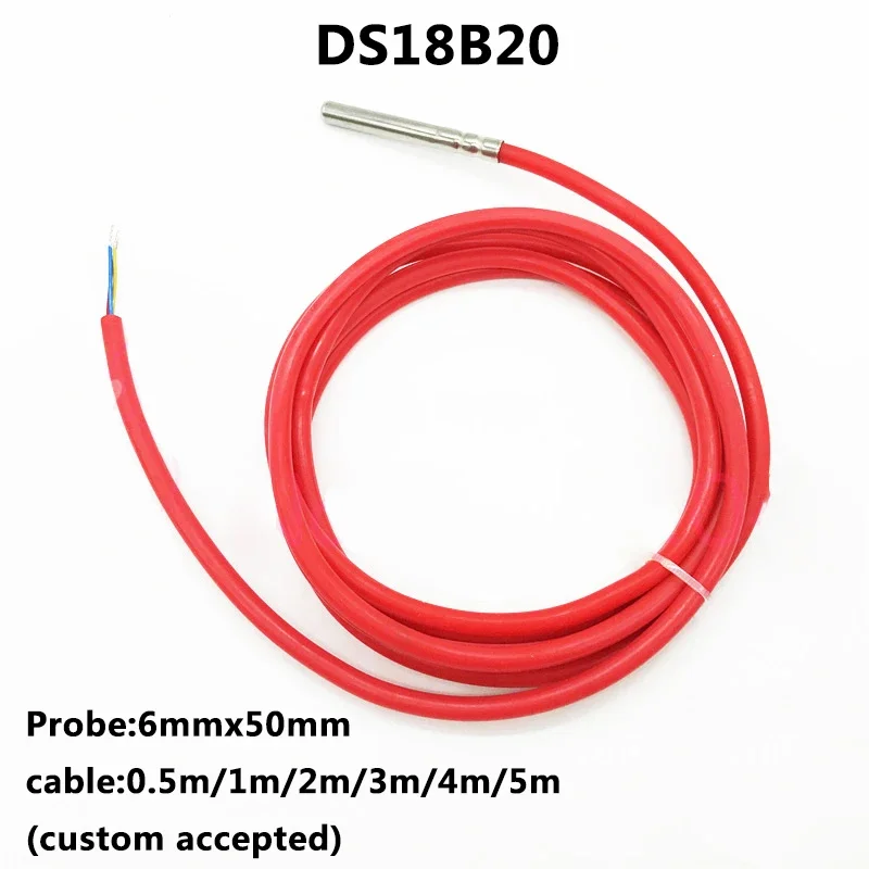 DS18B20-Waterproof-Digital-Temperature-sensor-6mm-50mm-Stainless-Steel ...