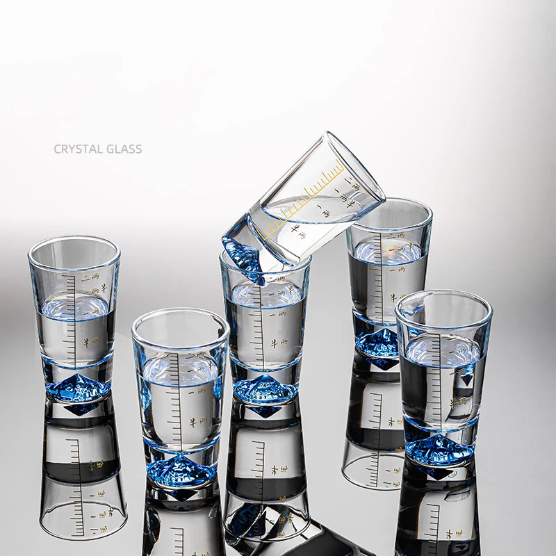 GIANXI-Transparent-Glass-Liquor-Cup-Set-Chinese-Liquor-Glass-Cup-With ...