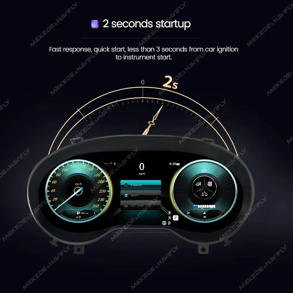 Linux Car Digital Dashboard for Mercedes Benz A GLA CLA CLASS W176 X156 ...