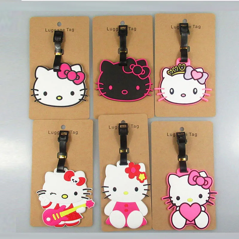 Anime-Sanrio-Cute-Hello-Kitty-Luggage-Tag-Travel-Accessories-Doll ...