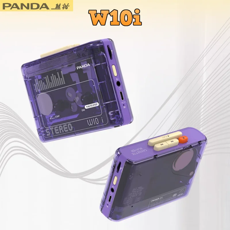 Original PANDA W10i เครื่องเล่นเทปคาสเซ็ตแบบพกพา Retro Cassette Player ...