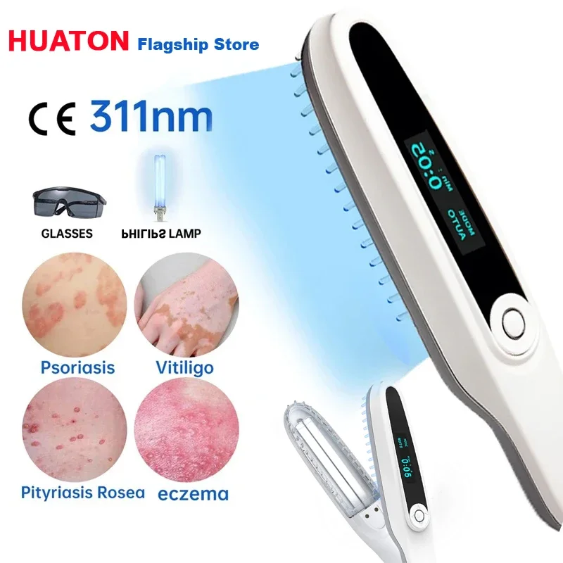 Home Use Psoriasis Equipment 311nm UV Lamps Phototherapy Medical Uvb ...