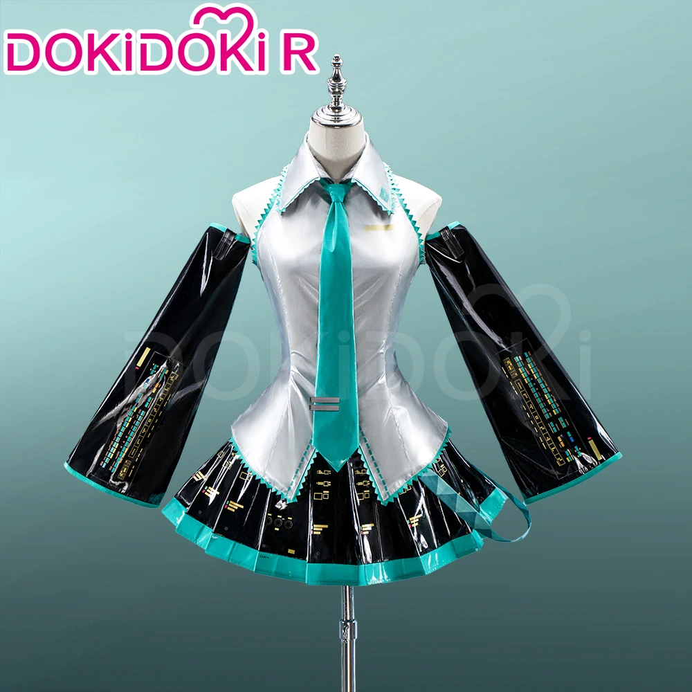 Mikuu Cosplay Costume DokiDoki-R Mikku Cosplay Women Cute Short Dress ...