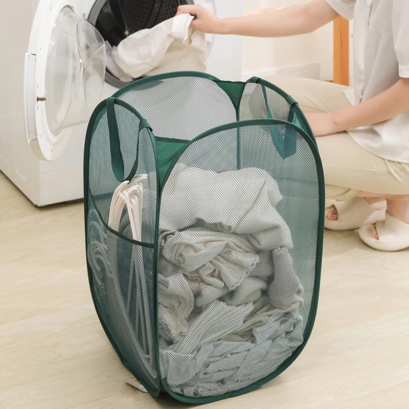 Foldable-Hollowed-Out-Laundry-Basket-Large-Capacity-Dirty-Clothes ...
