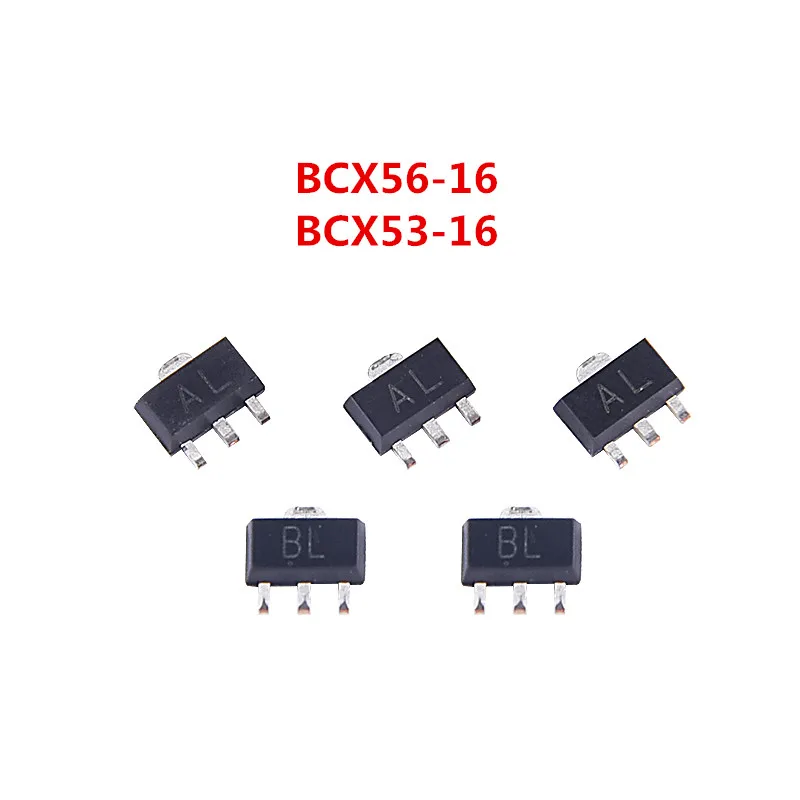50pcs BCX56 16 SOT 89 BCX56 BCX53 16 BCX53 AL SOT89 transistor NPN 1A ...
