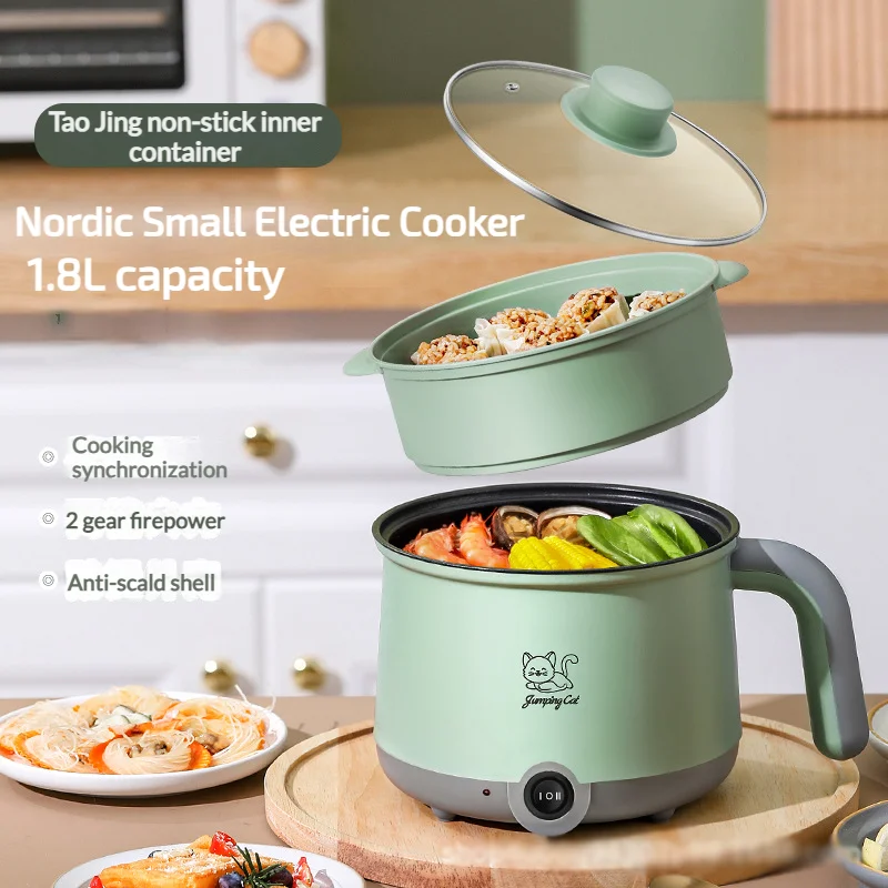 1-8L-Electric-Hot-Pot-with-Steamer-Portable-Cooking-Pot-Multipurpose ...