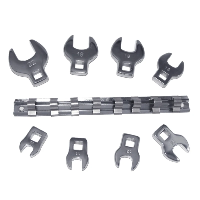 Crows Feet Wrench Set 3/8inch Drive Metric Crowfoot Wrench Set Carbon ...