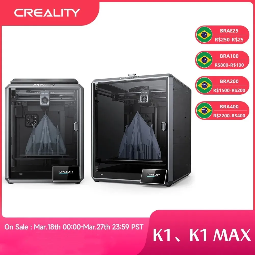 CREALITY K1、K1 MAX 3D Printer 600mm/s High-Speed Printing Super Sensing ...