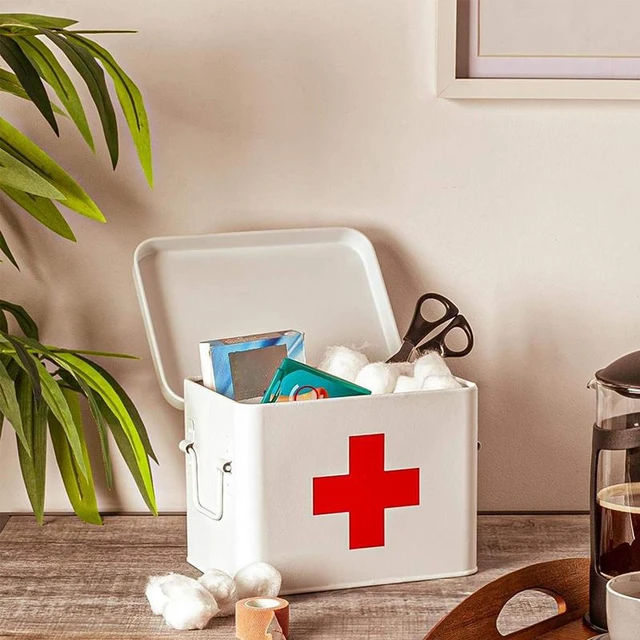 White First Aid Box