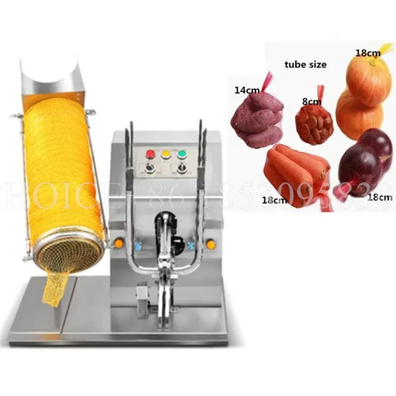 Automatic-Lime-Garlic-Lemon-Net-Bag-Clipping-Machine-Mesh-Orange-Fruit ...