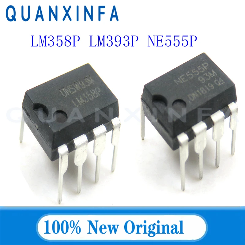 10PCS-LM358P-LM393P-NE555P-DIP8-LM358-LM393-NE555-operational-amplifier ...