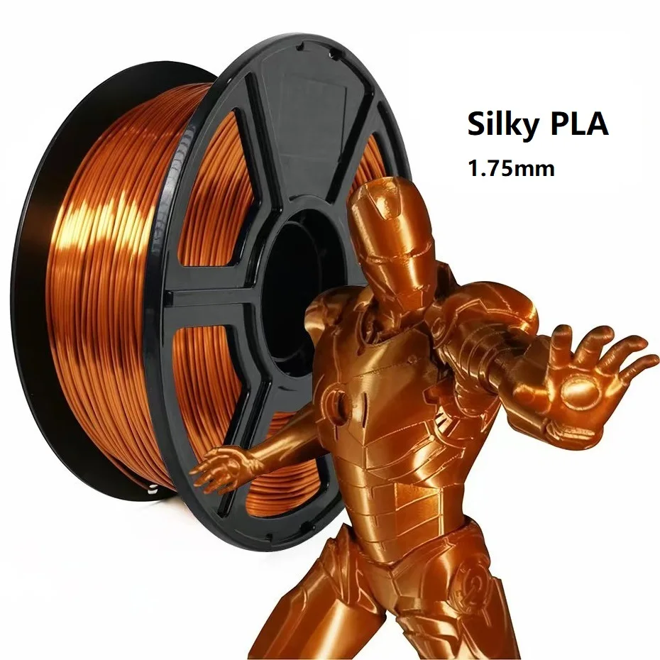 Filamento de impresora 3D seda PLA 1,75mm 250g/500g/1KG sensación ...