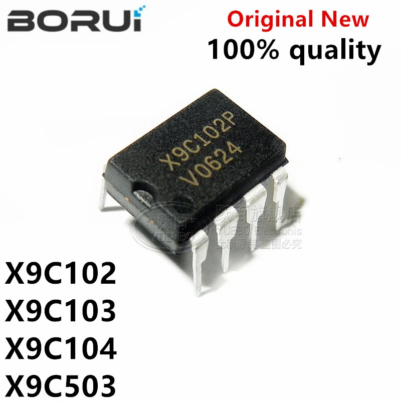 DIP8 X9C104 MERGULHO 8 9C104P X9C104PIZ X9C103P X9C103P X9C103P X9C103 X9C102PIZ X9C102P X9C102 ...