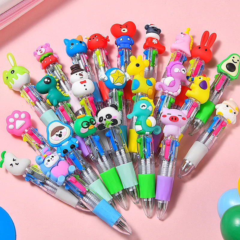 20Pcs-Lot-Cute-Cartoon-Mini-4Colors-Ballpoint-Pen-Kawaii-Animal-Bunny ...