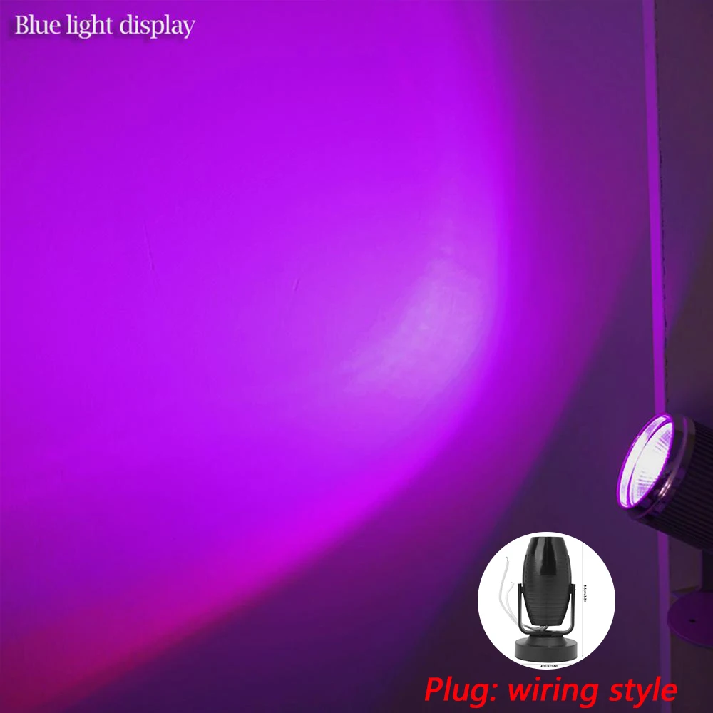 85-265V 360 Degree LED Stage Spotlight RGB Flashing Projector Downlight ...