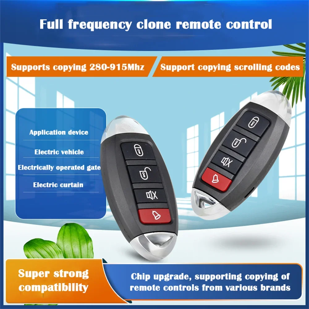 Multi-Frequency-Garage-Door-Remote-Control-Duplicator-315Mhz-433-92mhz-330Mhz-Keychain ...
