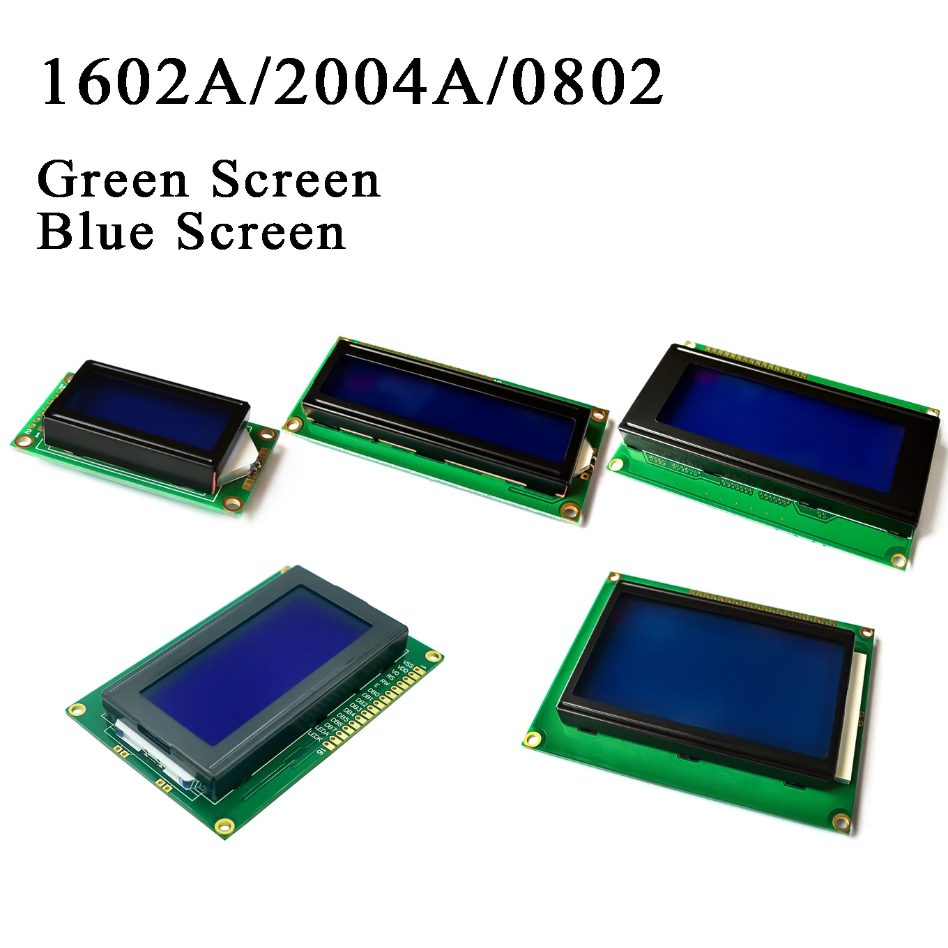 LCD2004A Green Screen LCD1602A LCD0802A LCD Module for arduino Green ...